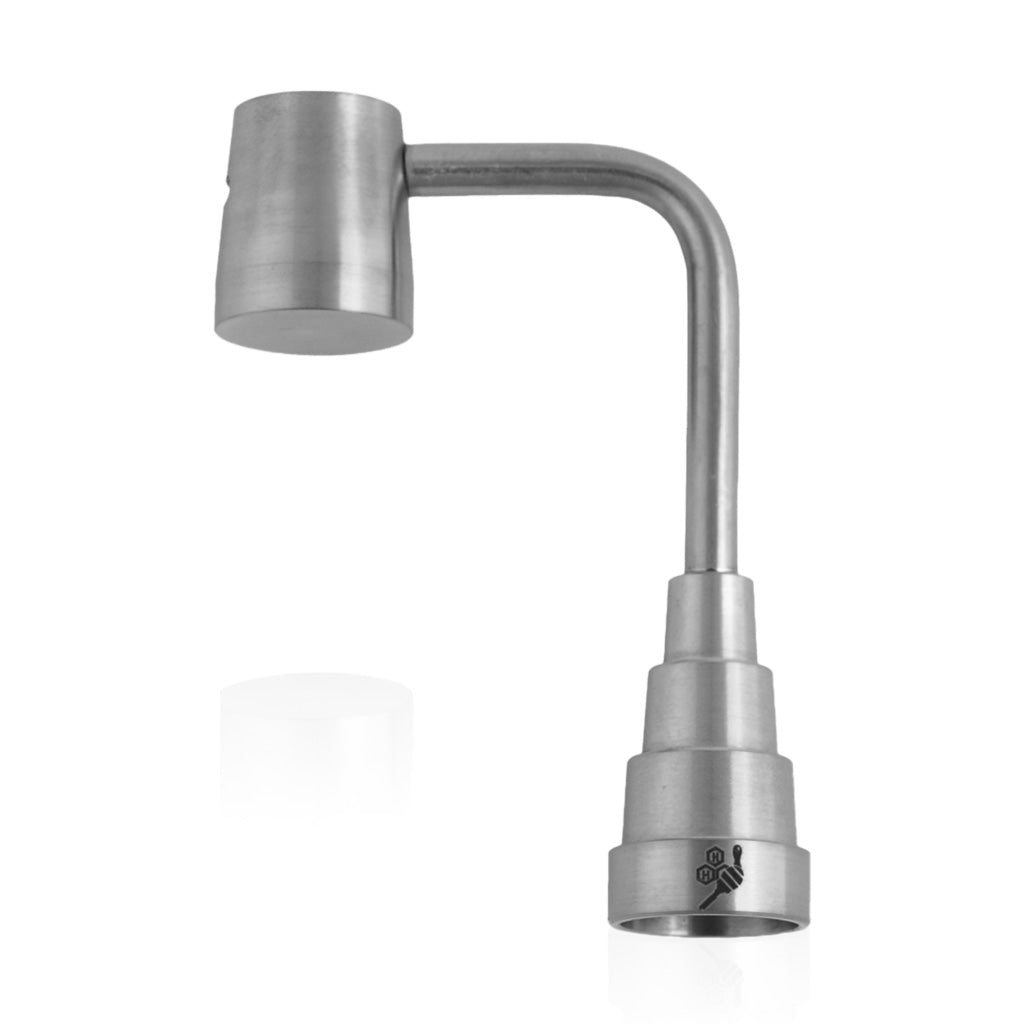 Titanium 6-in-1 Long-neck Banger Dab Nail | Honeybee Herb