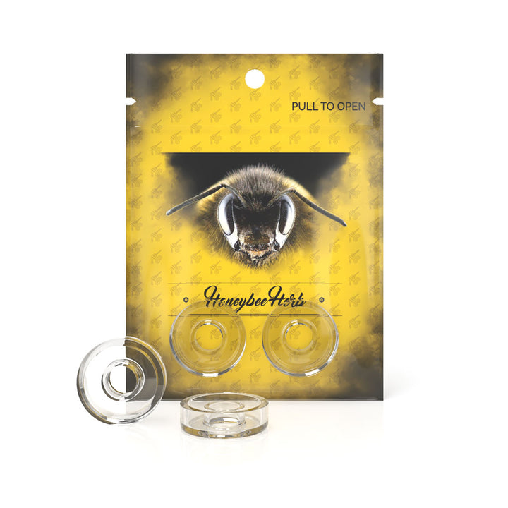 Quartz Dab Dish For Hybrid Nail - Honeybee Herb