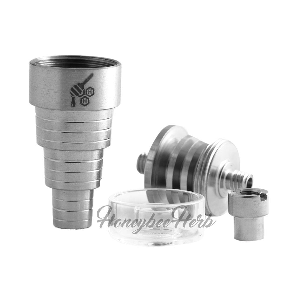 Titanium 6-in-1 Hybrid Dab Nail For Dab Rig | Honeybee Herb